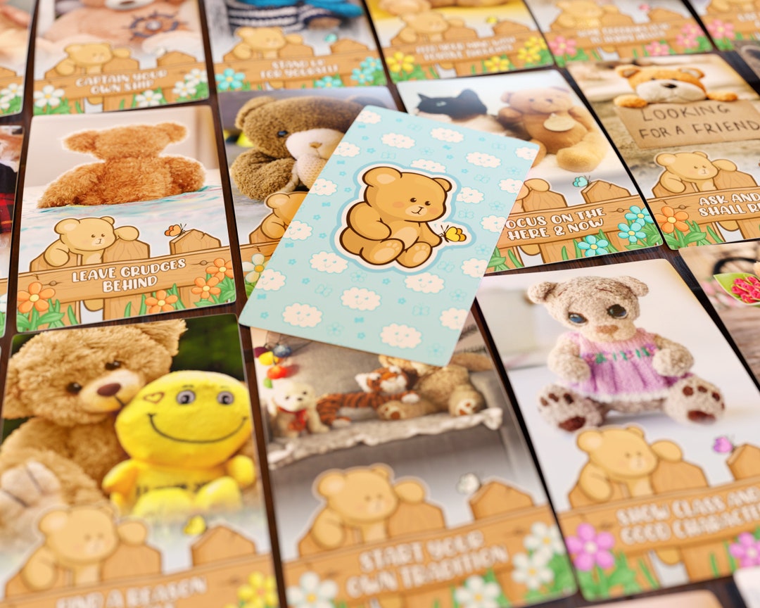 Teddy Bear Wisdom Oracle Deck | 53 Cards - Etsy