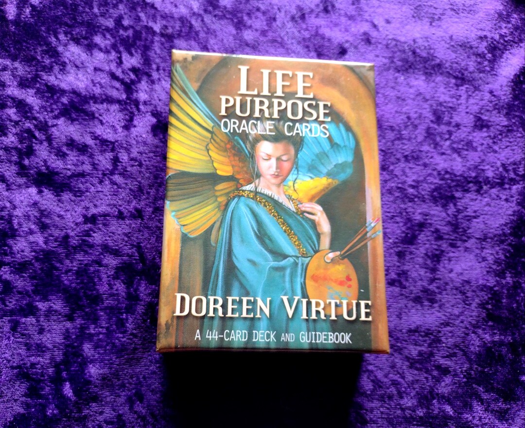 Life Purpose Oracle Cards | Silver Edges | 44 Cards | Box & Guidebook ...