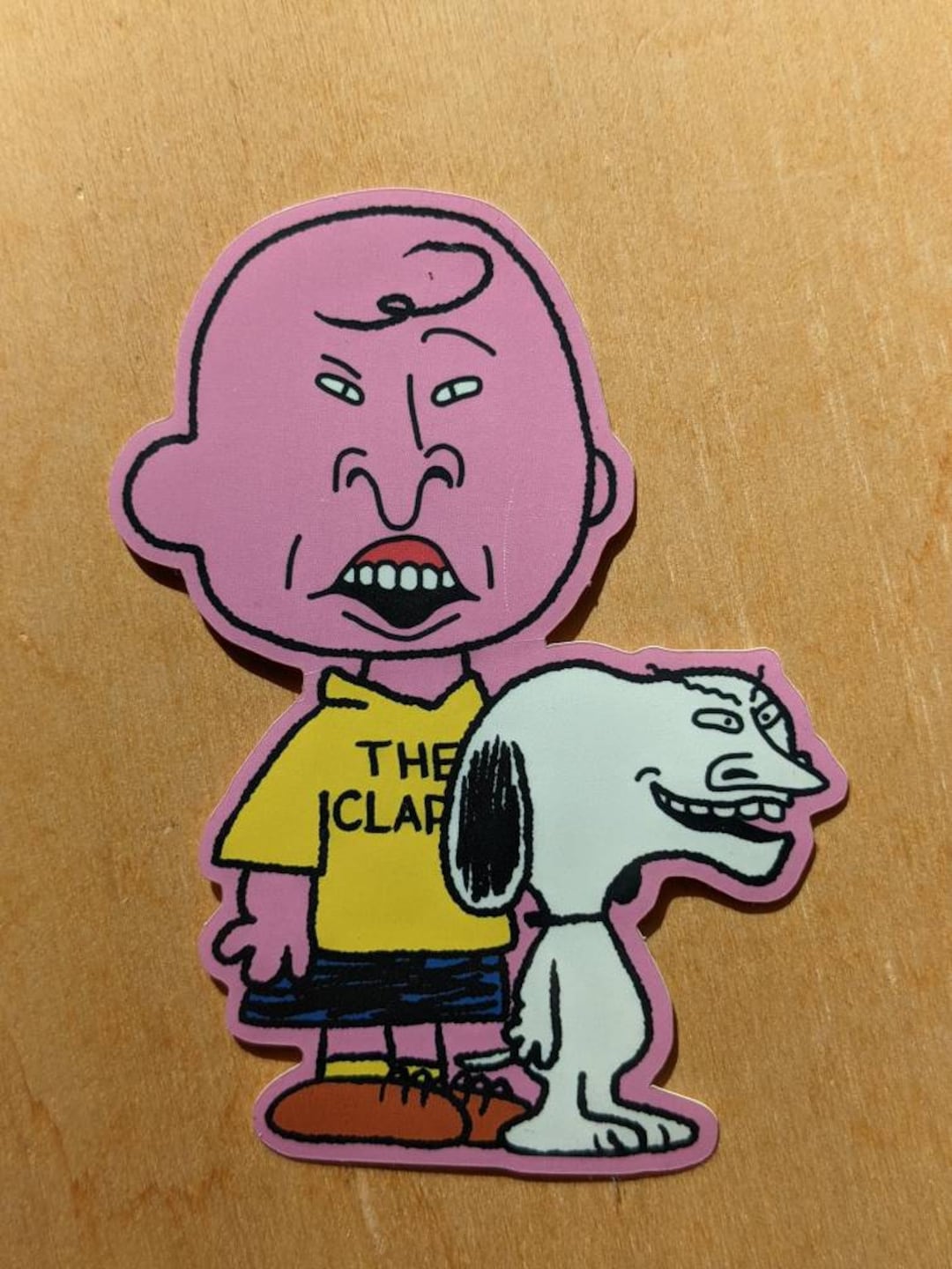Peanuts and Butthead - Die-cut Vinyl Punk Cartoon Mashup Sticker 3x4 ...