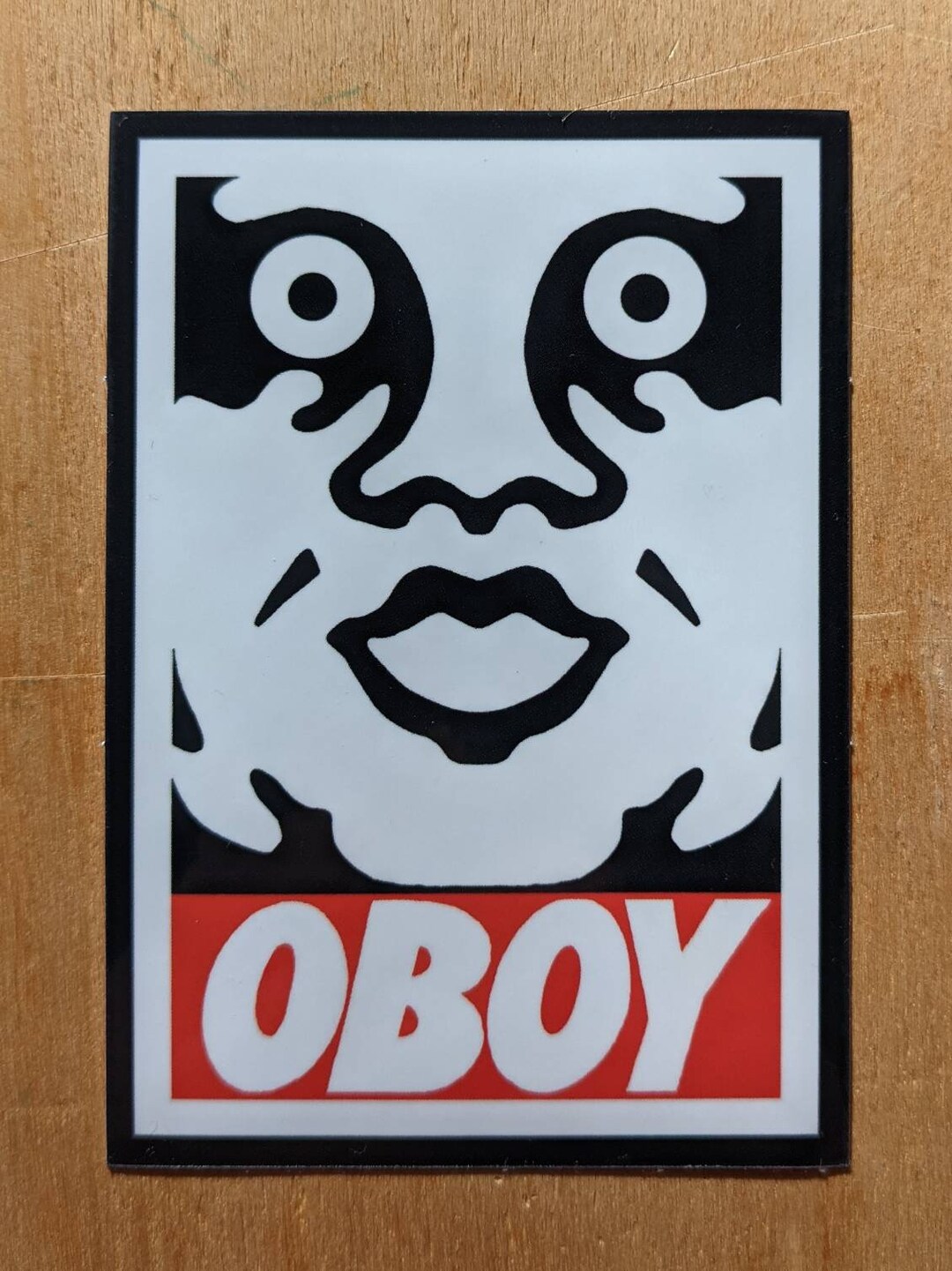 OBOY Parody - Vinyl Skateboard Decal Sticker 2.5x3.75 Inches | Funny ...