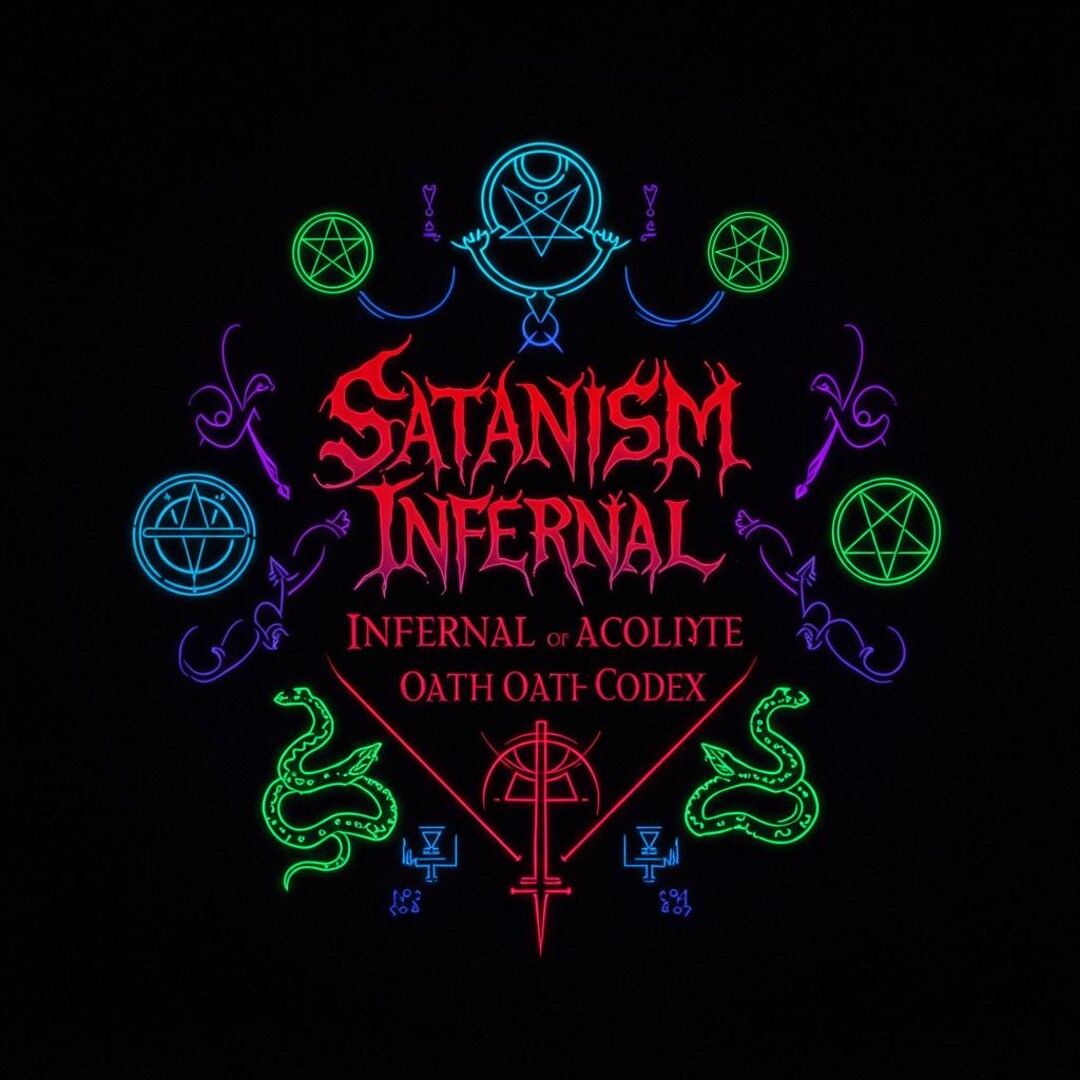Satanism Infernal Acolyte Oath Codex: Grimoire of Pagan Gods, Occult ...