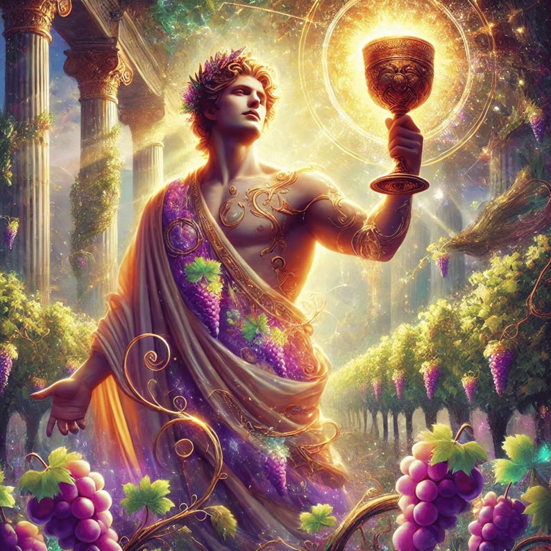 Dionysus High Magic Rituals: Greek Mythology Grimoire (digital Download ...