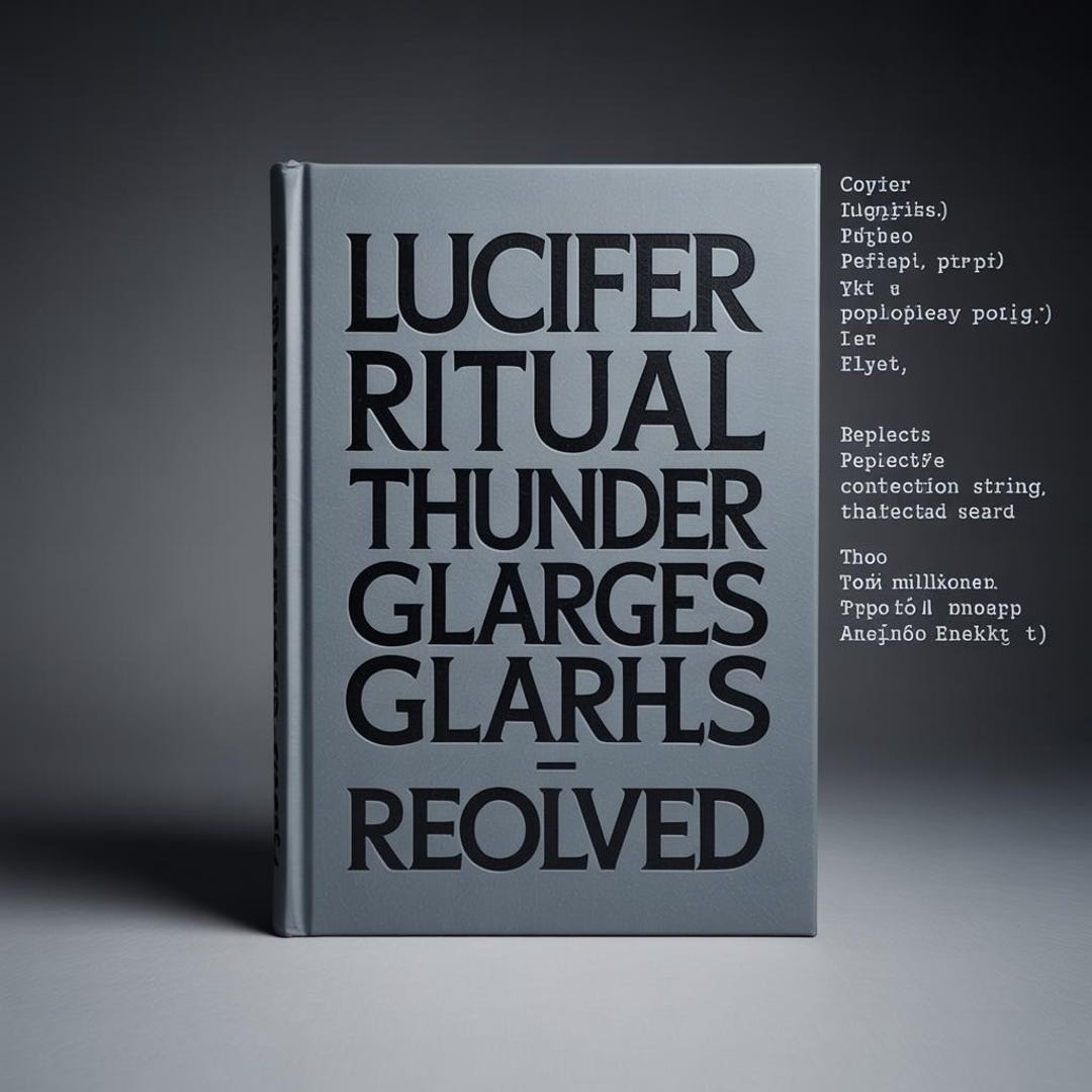 Lucifer Ritual Glass: Thunder Sigil for Insight, Power & Clarity ...