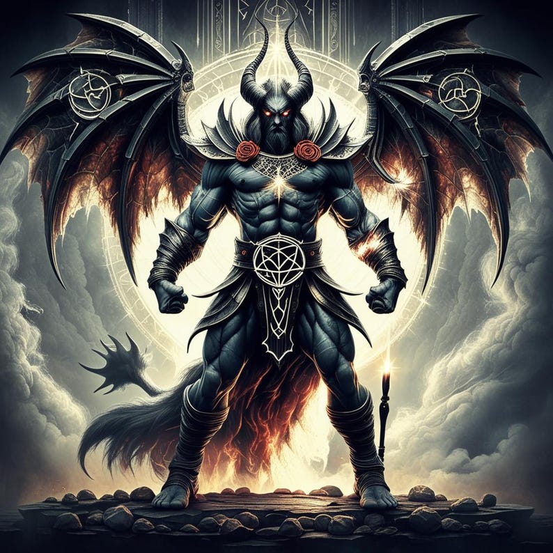 Asmodeus Sigil Grimoire: Pagan Symbols Guide (digital Download) - Etsy