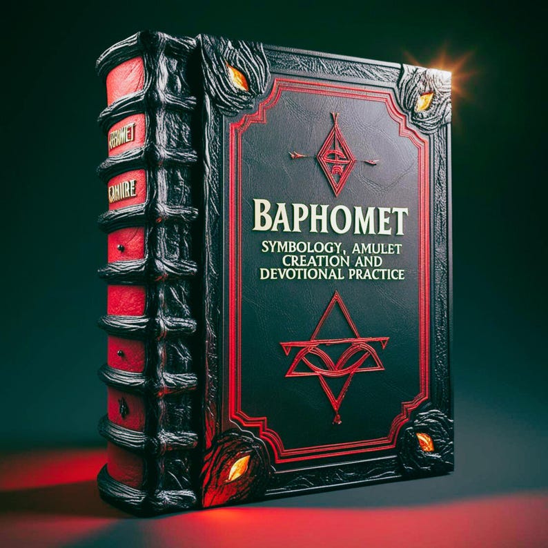 Baphomet Symbols: Occult Symbolism Infernal Book, Pagan Symbols Guide ...