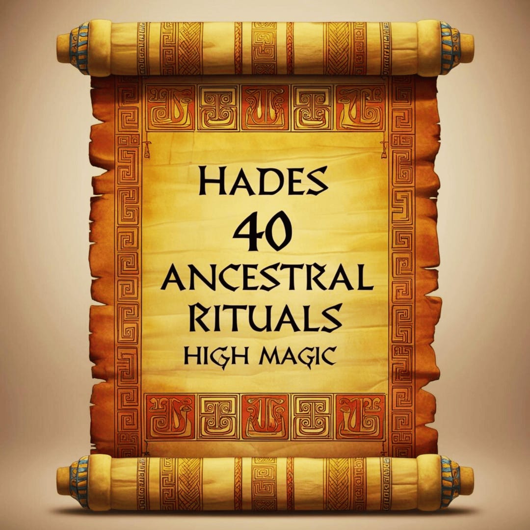 Hades Underworld Grimoire | Greek Olympian Rituals & Power Mastery ...