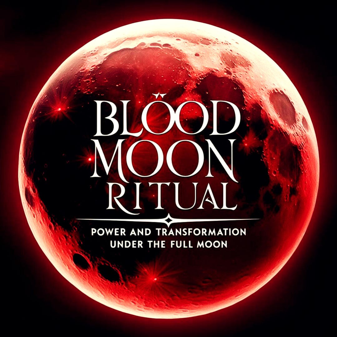 Blood Moon Ritual: Full Moon Ceremony, Full Moon Rituals, Blood Moon ...