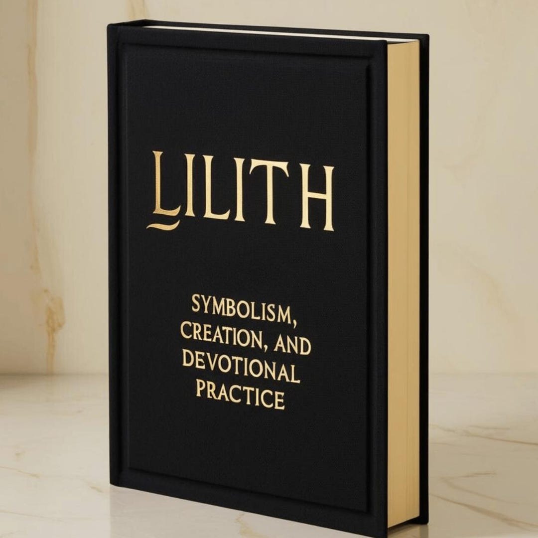 Occult Lilith Symbols: Grimoire for Wicca, Femenine Pagan Symbols Guide ...