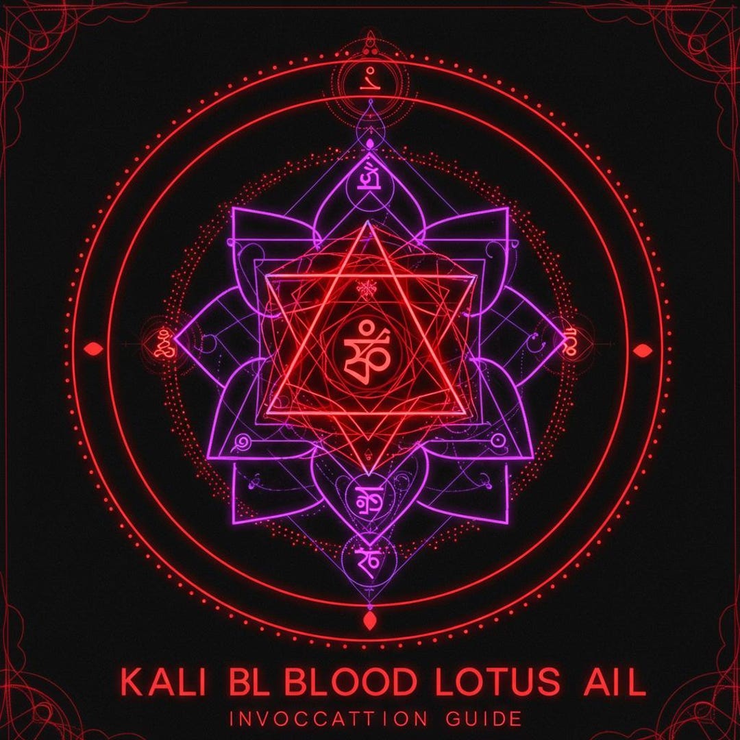 Kali Blood Lotus Invocation Guide: Pagan Grimoire for Hindu Goddess ...