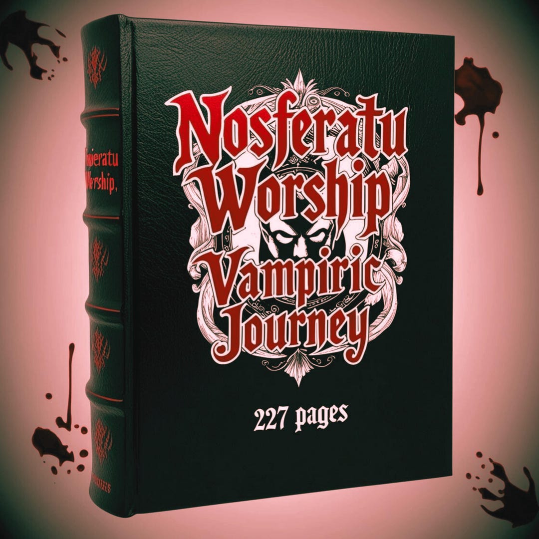 Nosferatu Vampire Book: Vampiric Worship, Explore Nosferatum Paganism ...
