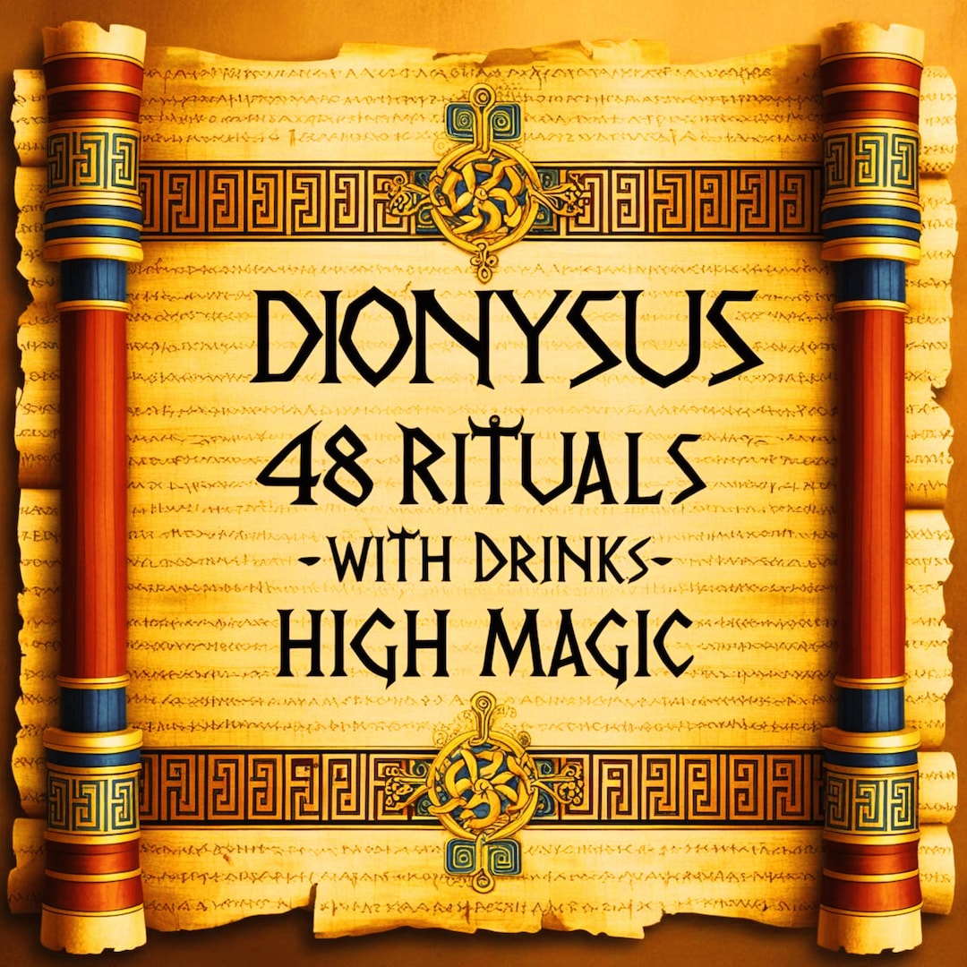 Dionysus High Magic Rituals: Greek Mythology Grimoire (digital Download ...