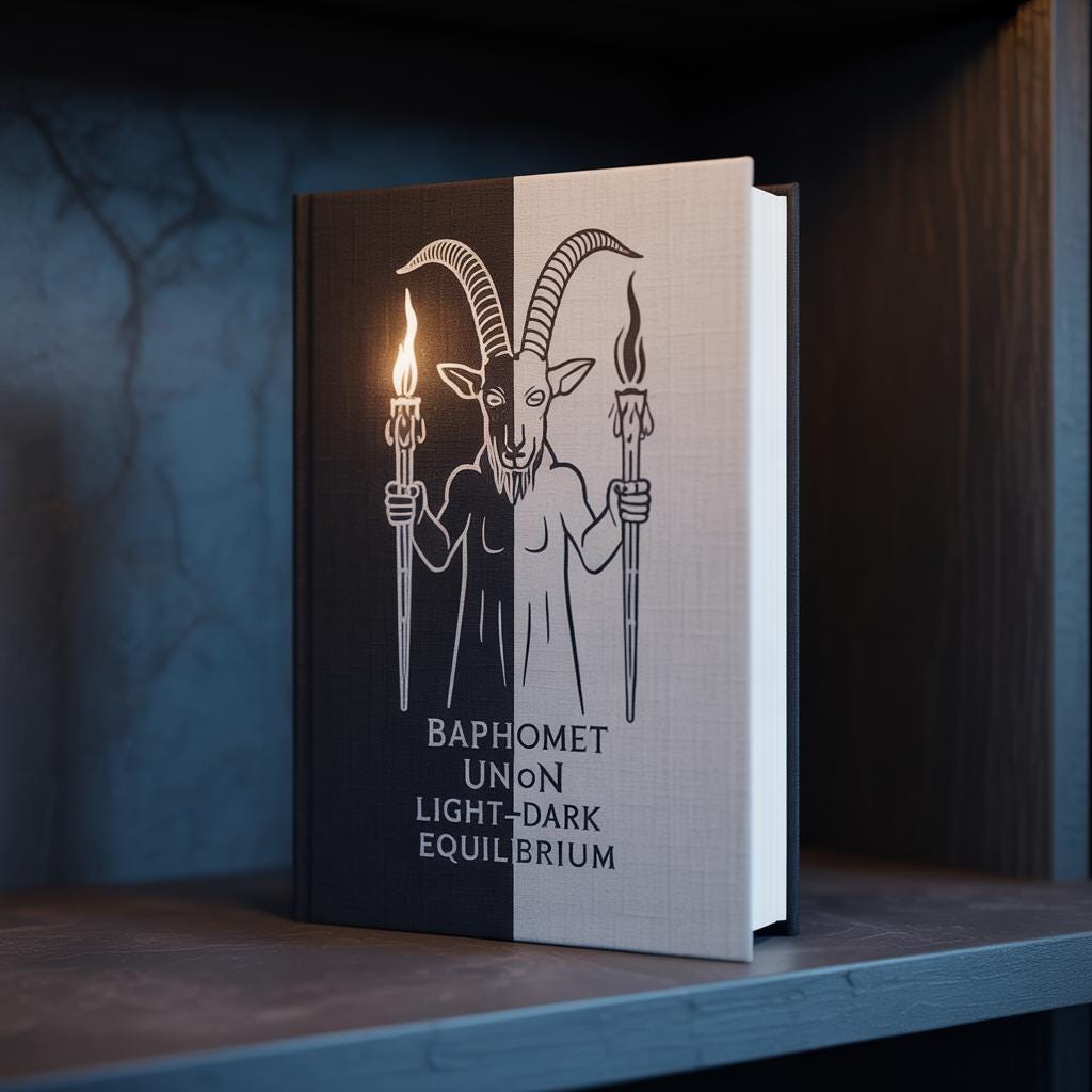 Baphomet Templar Grimoire | Balance & Duality in Occult Enlightenment ...