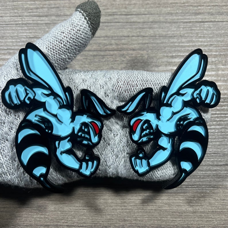 Hornet: Car Fender Badges Angry Bee Hornet Gloss Black With Matte Light ...