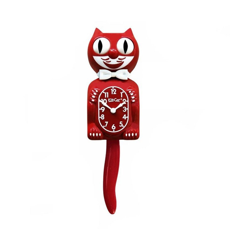 Red Kitchen Clock - Etsy