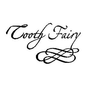 The Tooth Fairy Signature Rubber Stamp Autograph Toothfairy - Etsy