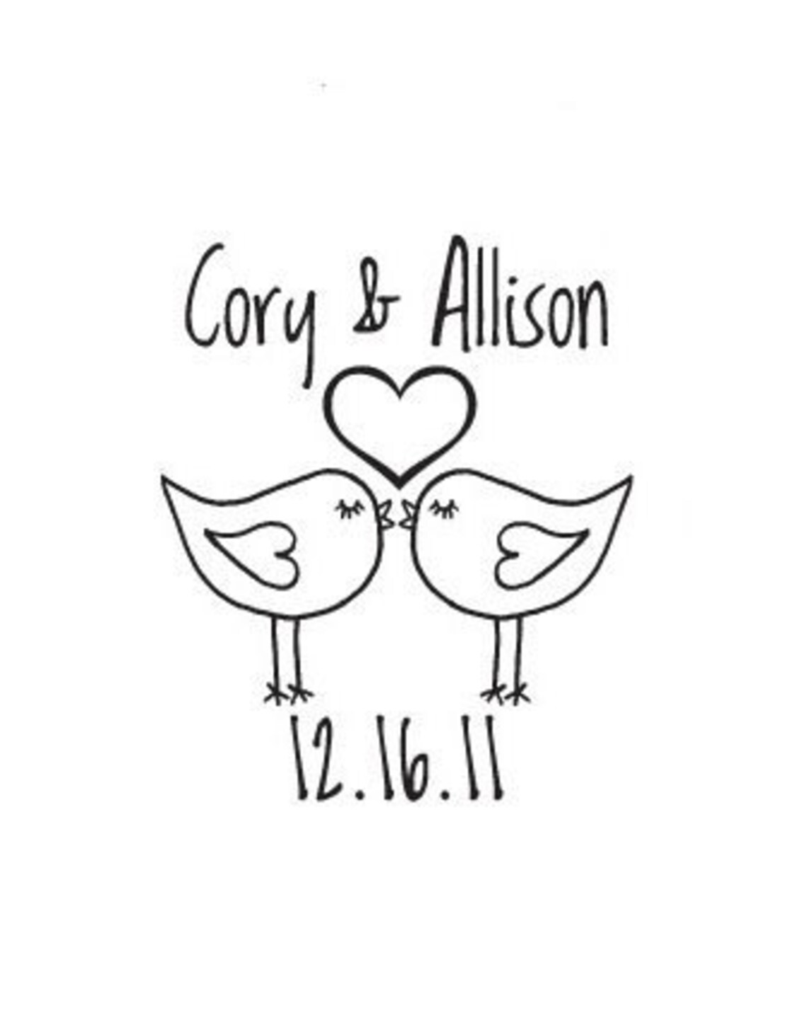 Custom Wedding Rubber Stamp Wedding Stamp custom Stamp - Etsy