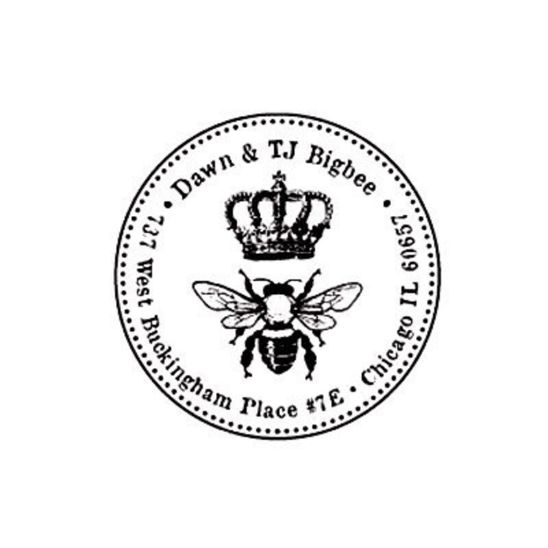 Custom Bee Stamp - Etsy