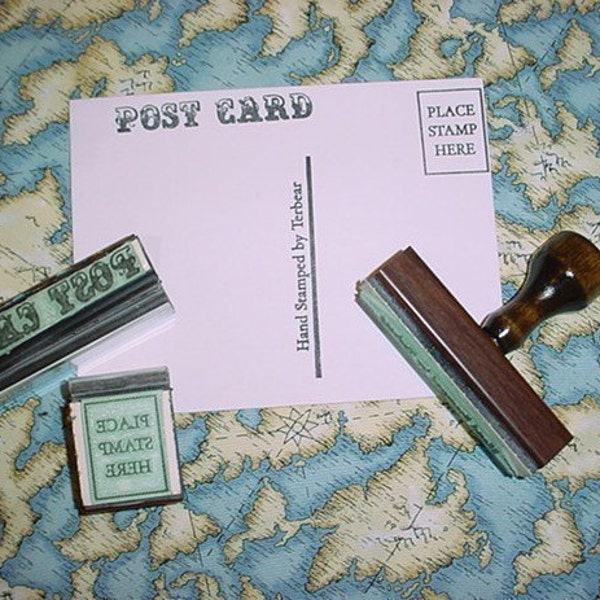 Postcard Stamp - Etsy