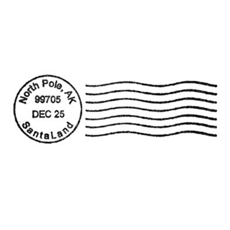North Pole Postmark - Etsy