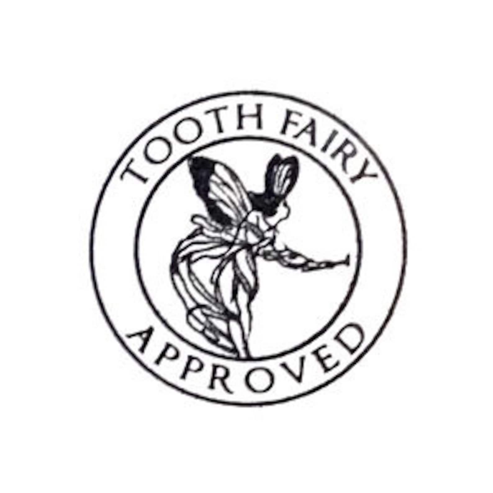 Tooth Fairy Approved Rubber Stamp - Etsy Sweden