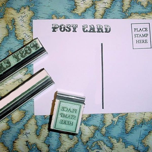 Postcard Stamp - Etsy