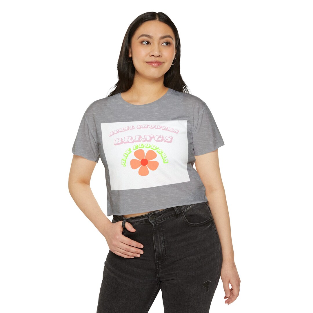 Women's Spring Crop Top, Best Going Out Womans Crop Top, Spring Wear ...