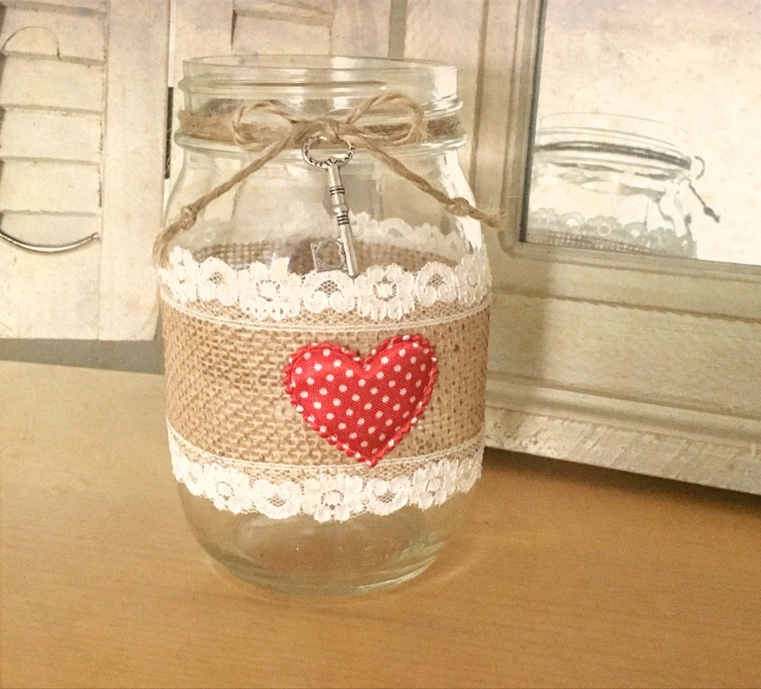 Valentine mason jar valentines day mason jar Valentines day | Etsy
