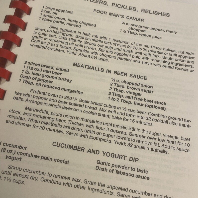 1990 Shadyside Hospital Pittsburgh PA Community Cookbook Cook Book ...