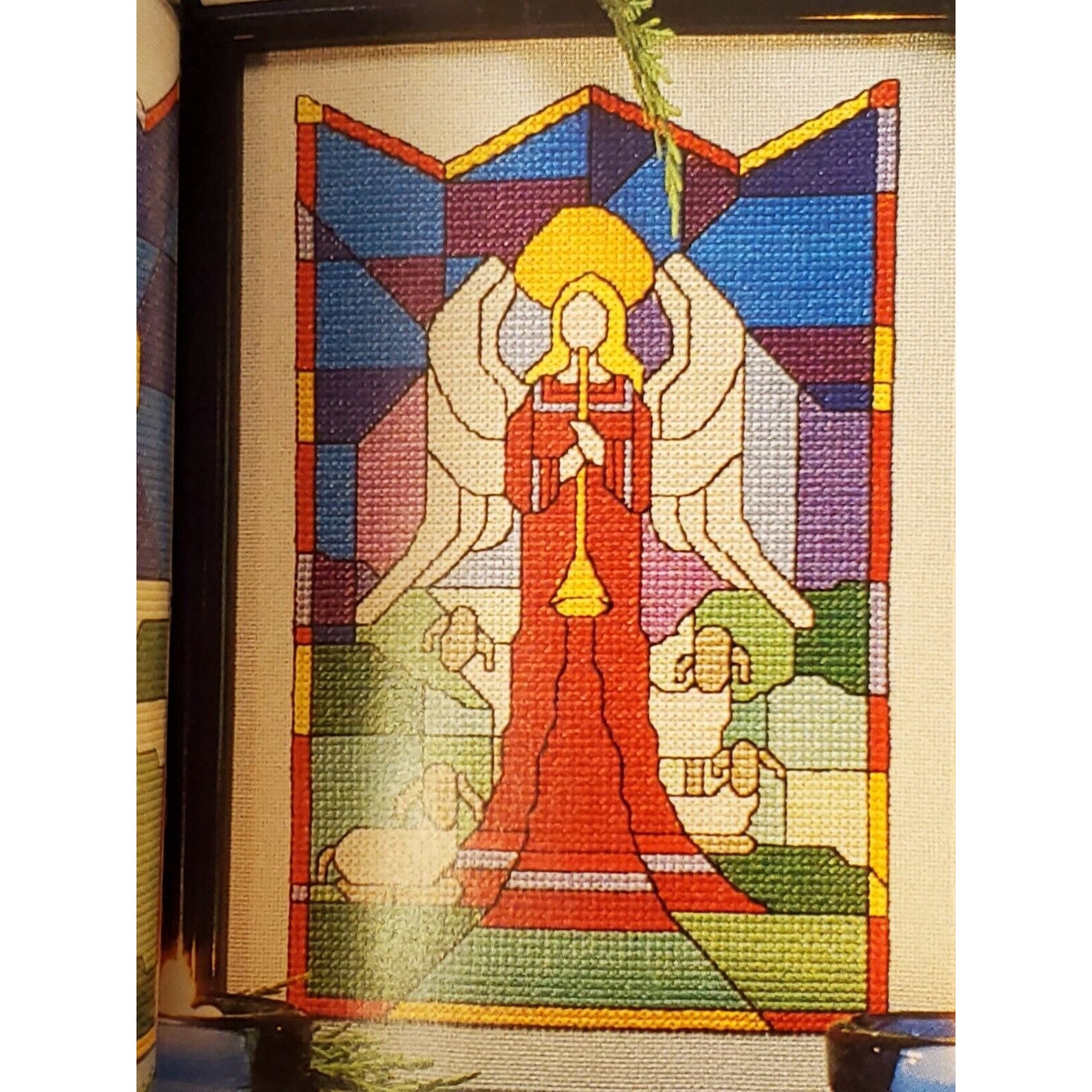 Shepherds Bush Merry and Bright Cross Stitch Pattern Plus Stained Glass ...