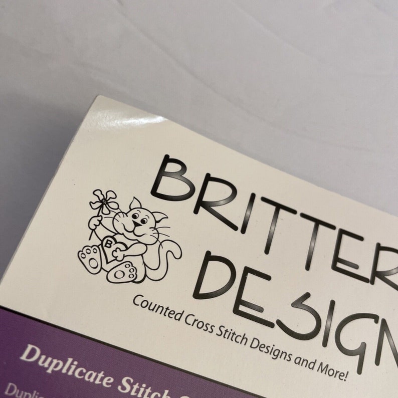 Black Cat Cross Stitch Pattern Booklet Britty Kitties Brittercup ...