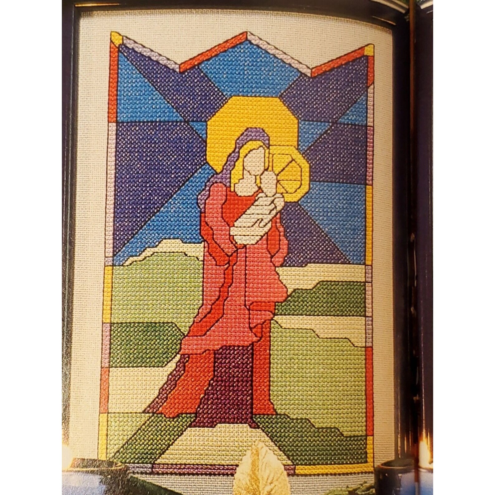 Shepherds Bush Merry and Bright Cross Stitch Pattern Plus Stained Glass ...