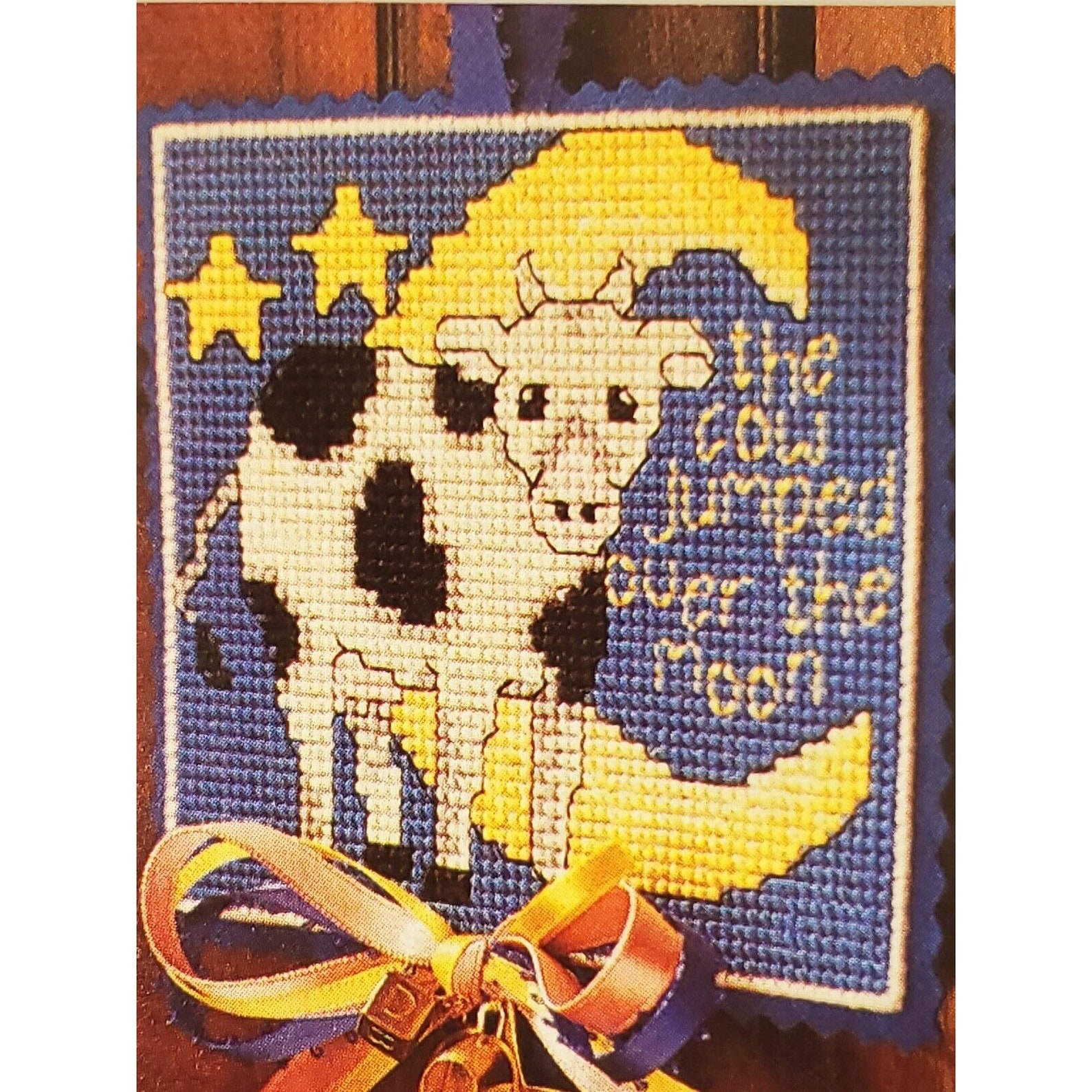 Vtg Halloween Cross Stitch Goblins PATTERN Ghost Mouse Bunny Witch ...