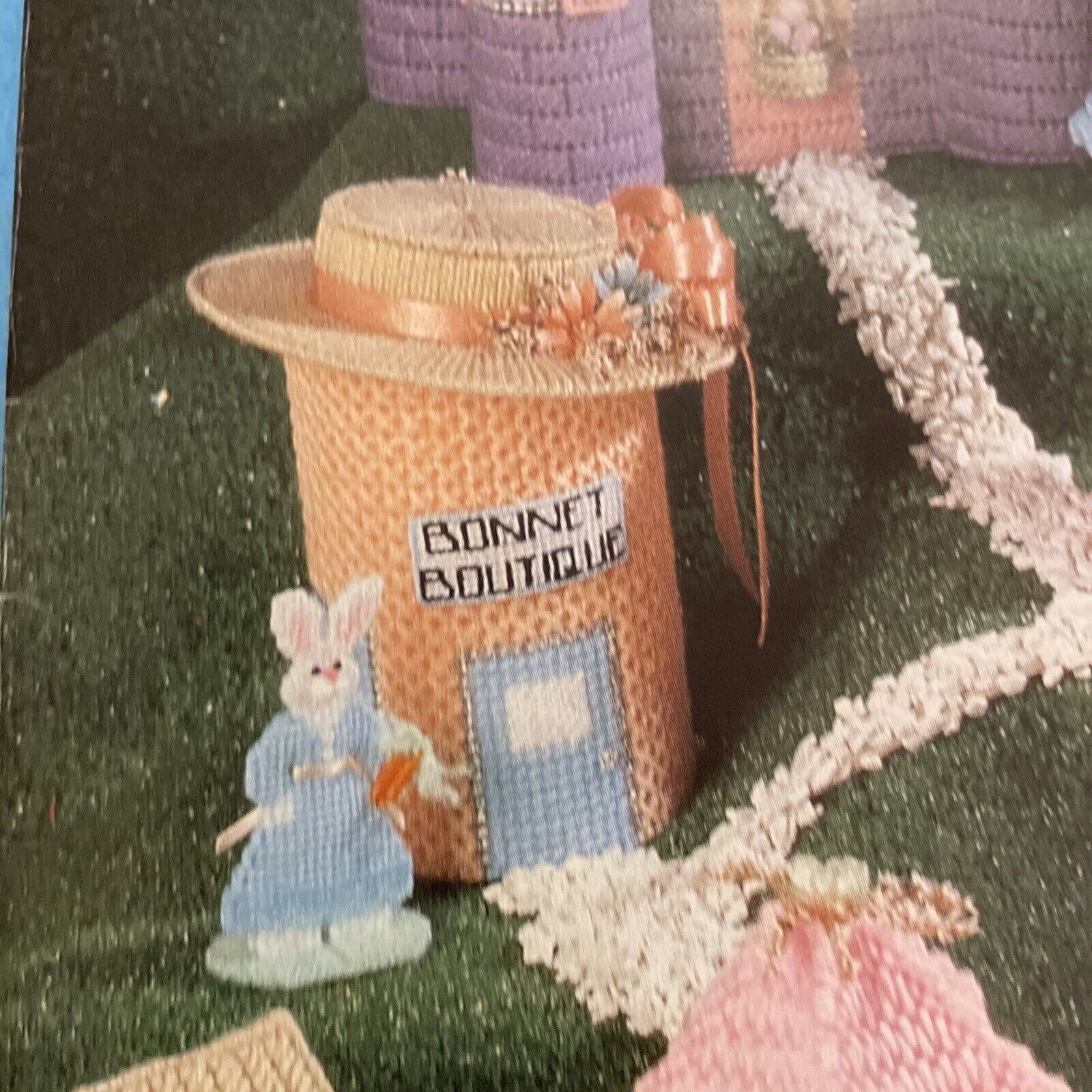 Easter Bunny Boulevard PLASTIC CANVAS PATTERN Rabbit Playset Spring ...