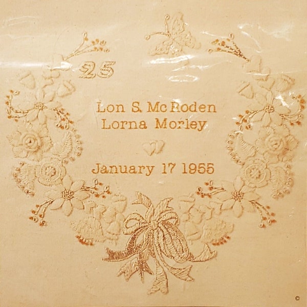 25th Anniversary Embroidery Kits - Etsy