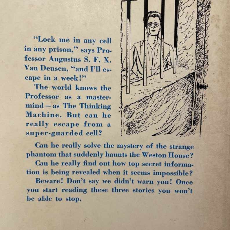 1964 the Thinking Machine Book Adventures of a Mastermind Jacques ...