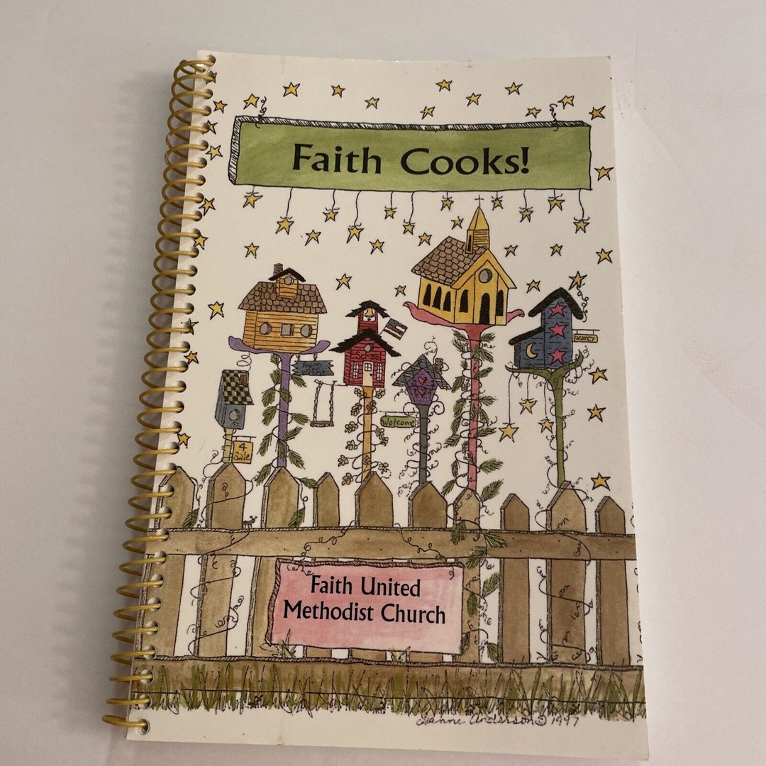Faith Methodist Church Pittsburgh PA Cookbook Cook Book Fox Chapel Vtg ...
