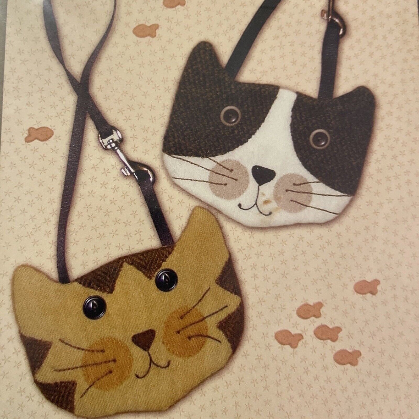 Cat Purses Sewing Pattern Mini Bag Janet Miller City Stitcher Cats ...