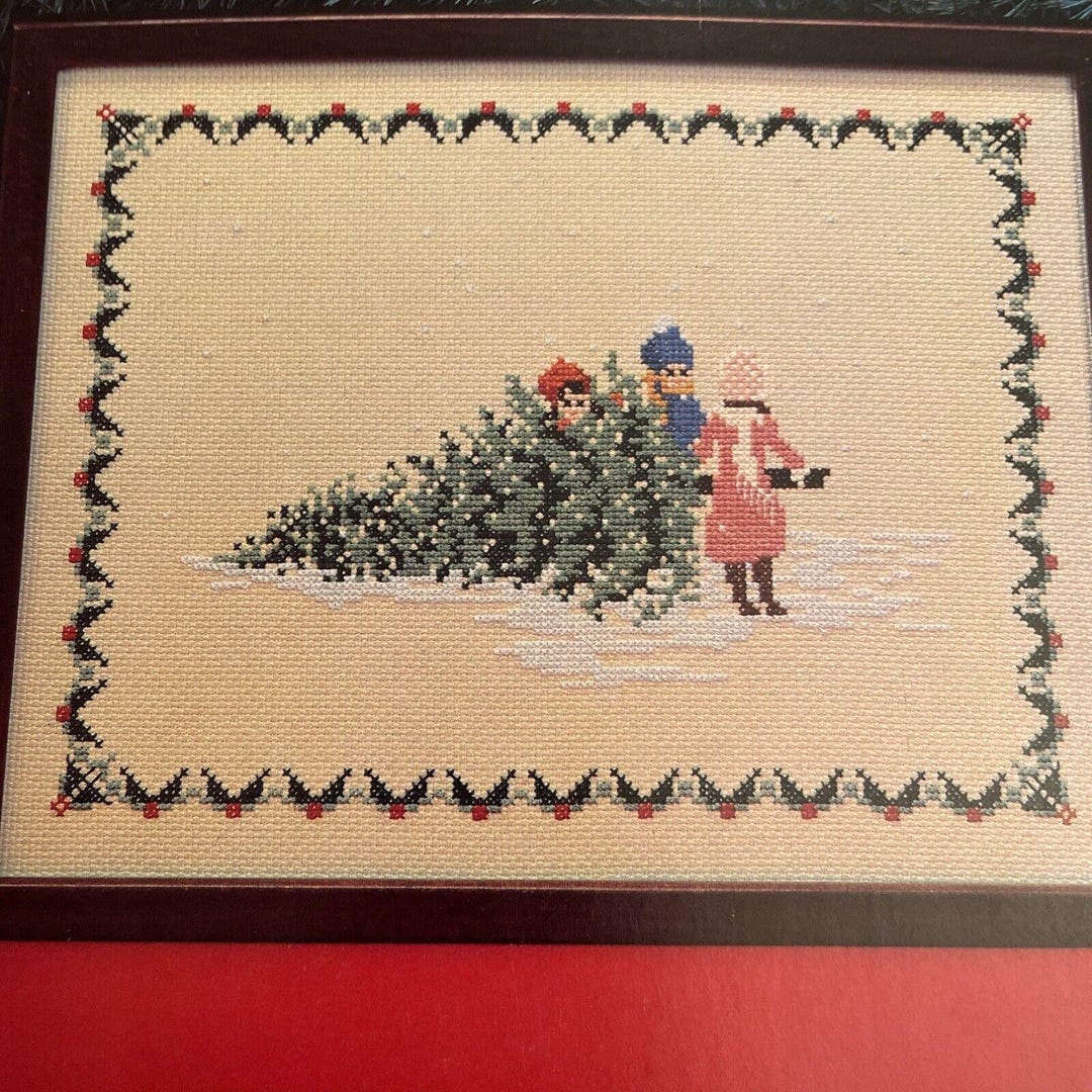 Christmas Memories Ginnie Thompson Cross Stitch Patterns Children Tree ...