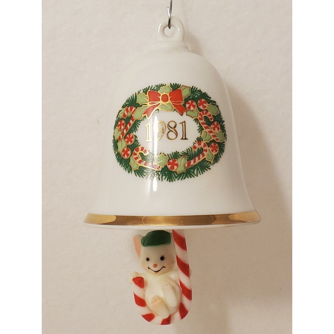 Hallmark 1981 Bellringers 3rd Bell Ringer Swing Mouse Christmas ...