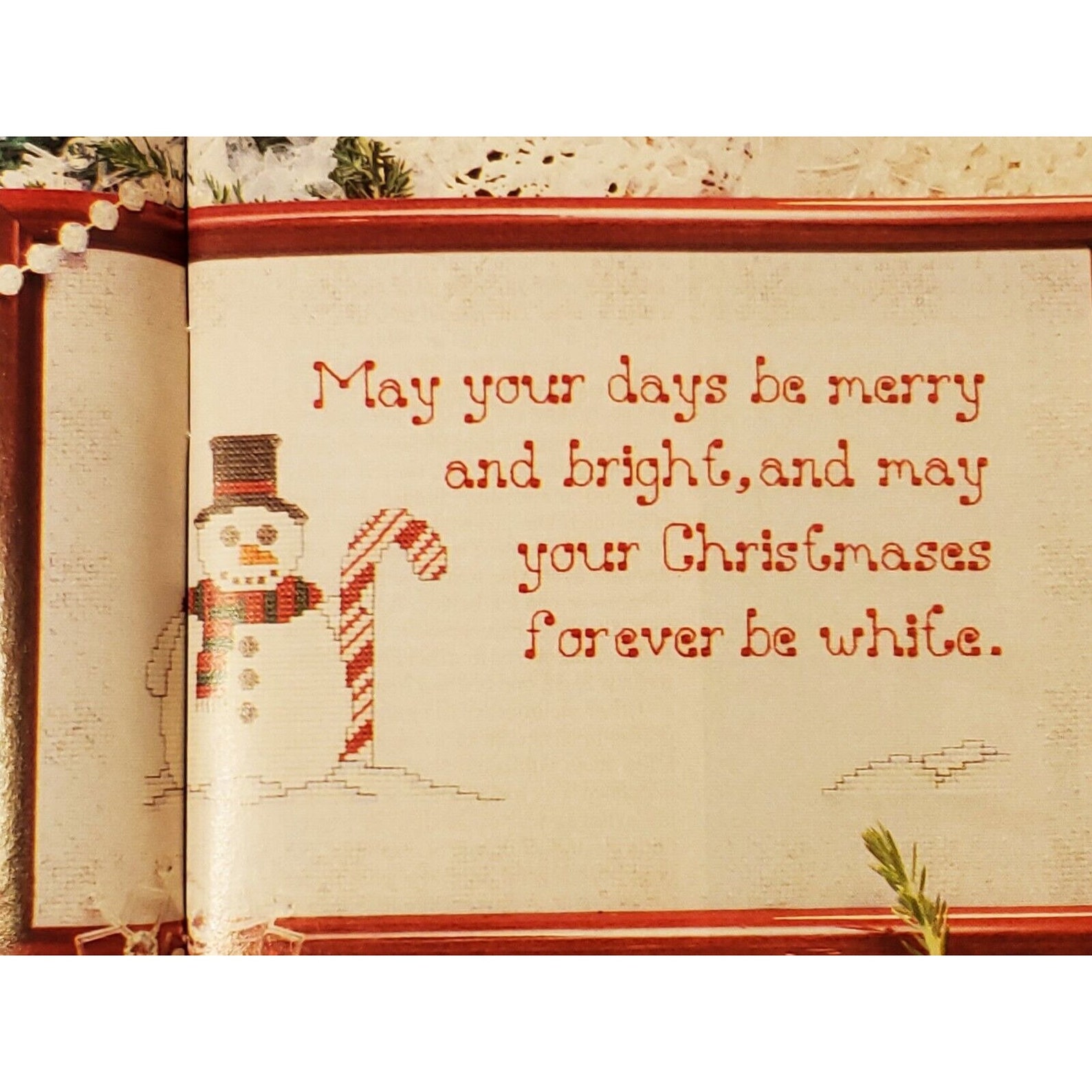 Shepherds Bush Merry and Bright Cross Stitch Pattern Plus Stained Glass ...