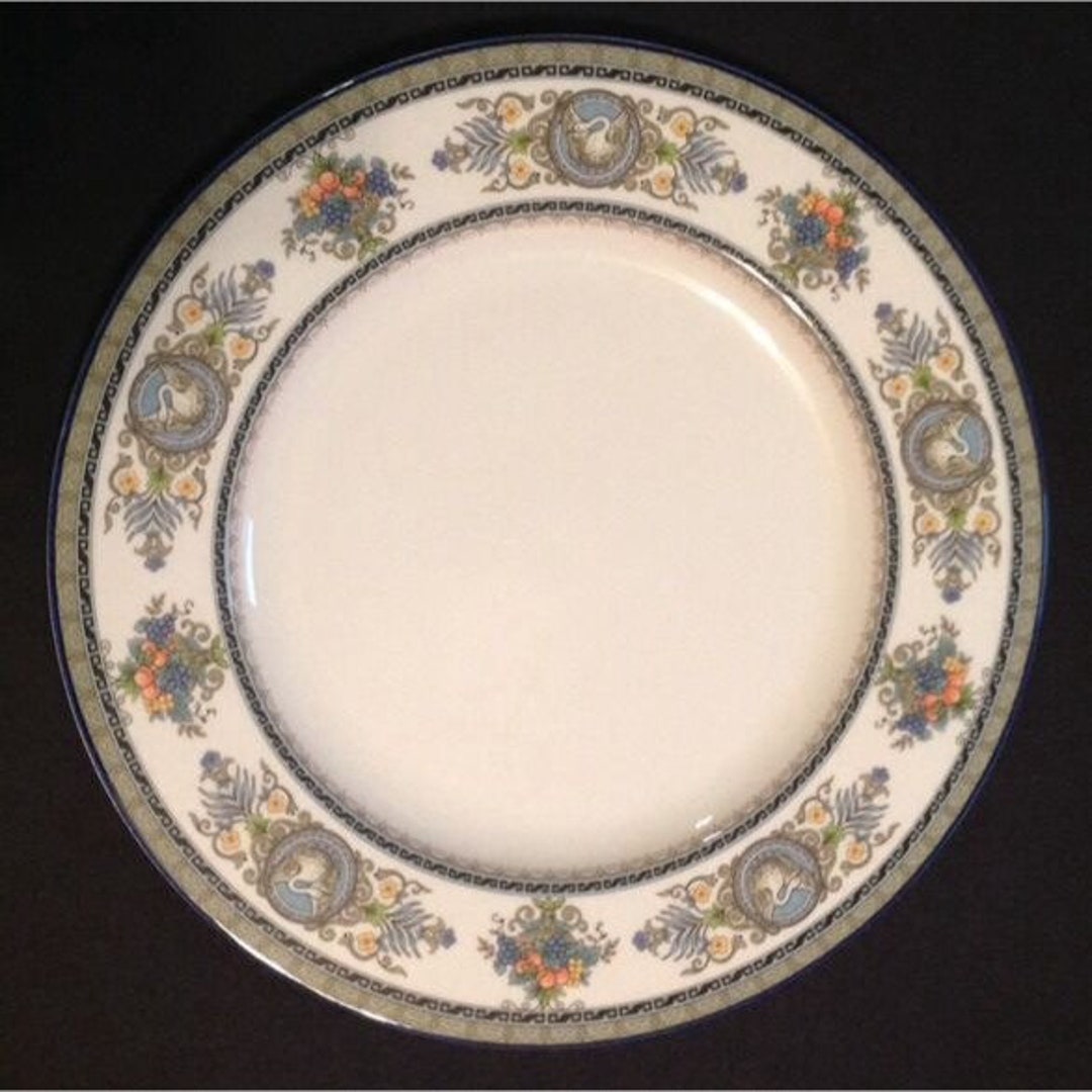 Victorian Crest Chop Plate Mikasa Ultima China Round Buffet Platter ...