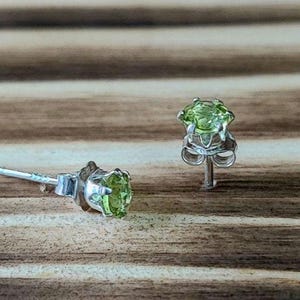 Peridot earrings Etsy