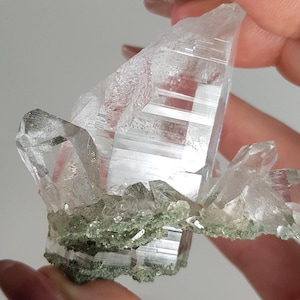 Unique Himalayan Quartz Specimen With Rutile and Green Chlorite - Etsy
