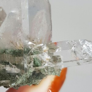 Unique Himalayan Quartz Specimen With Rutile and Green Chlorite - Etsy