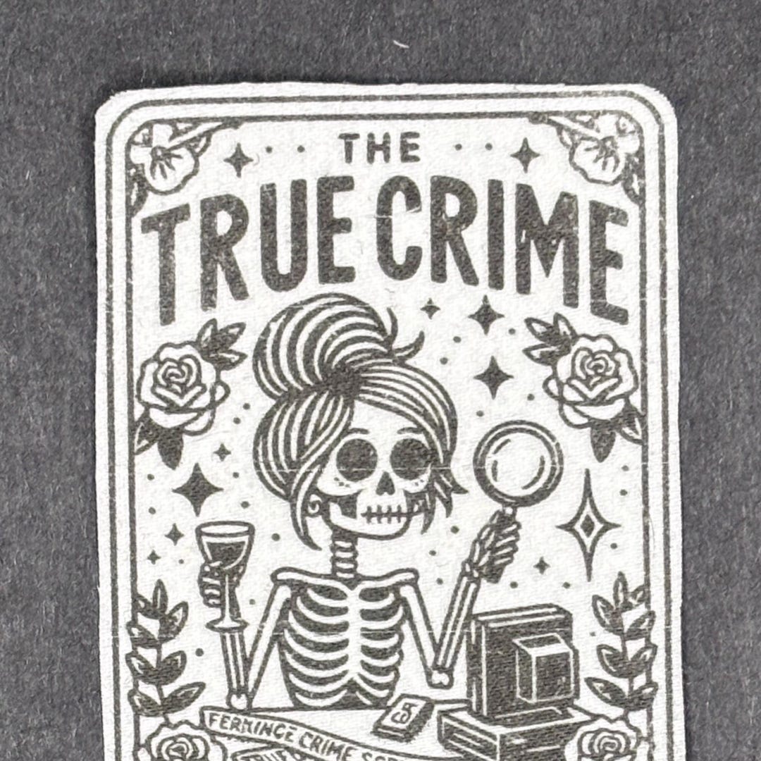 True Crime Junkie Textile Appliques | Hand-trimmed Fabric for Creative ...