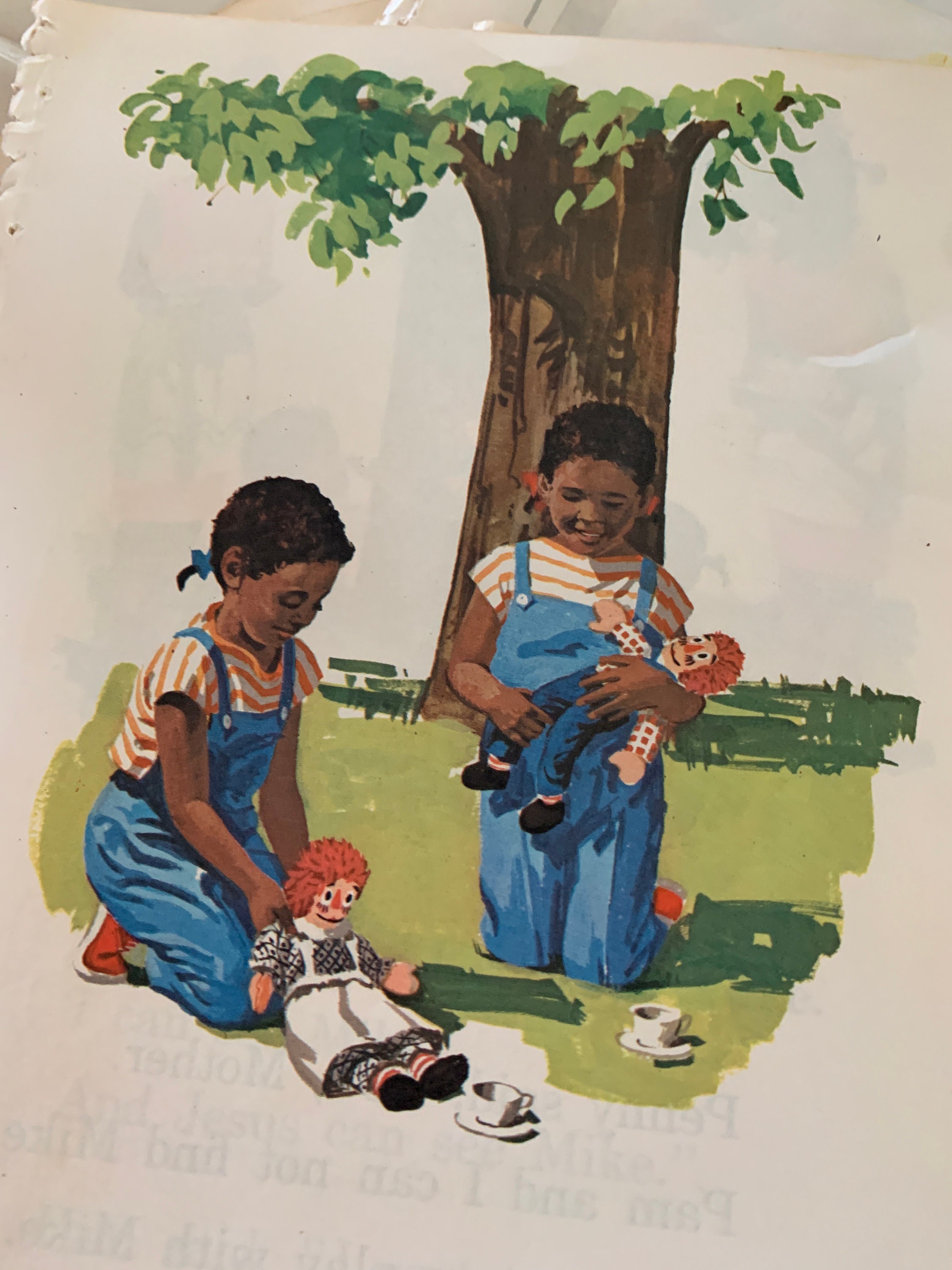 1950s Classroom Reader Pages | Vintage School Book Ephemera for Junk ...