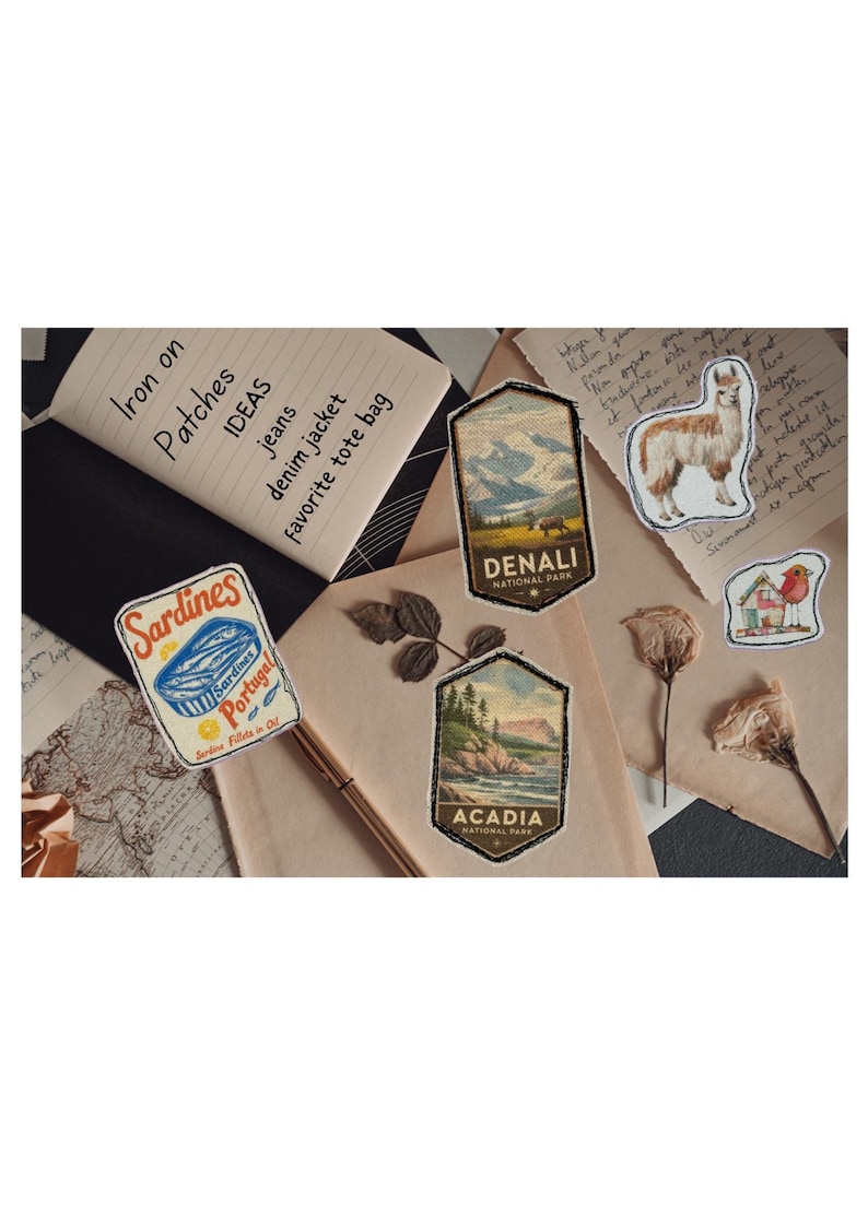 Iron-on Fabric Patch | Canvas & Cotton | - Etsy