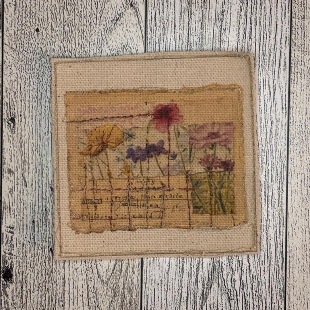 Jean Patch. BOHO Faux Embroidery Wildflowers, Denim Repair. Iron On ...