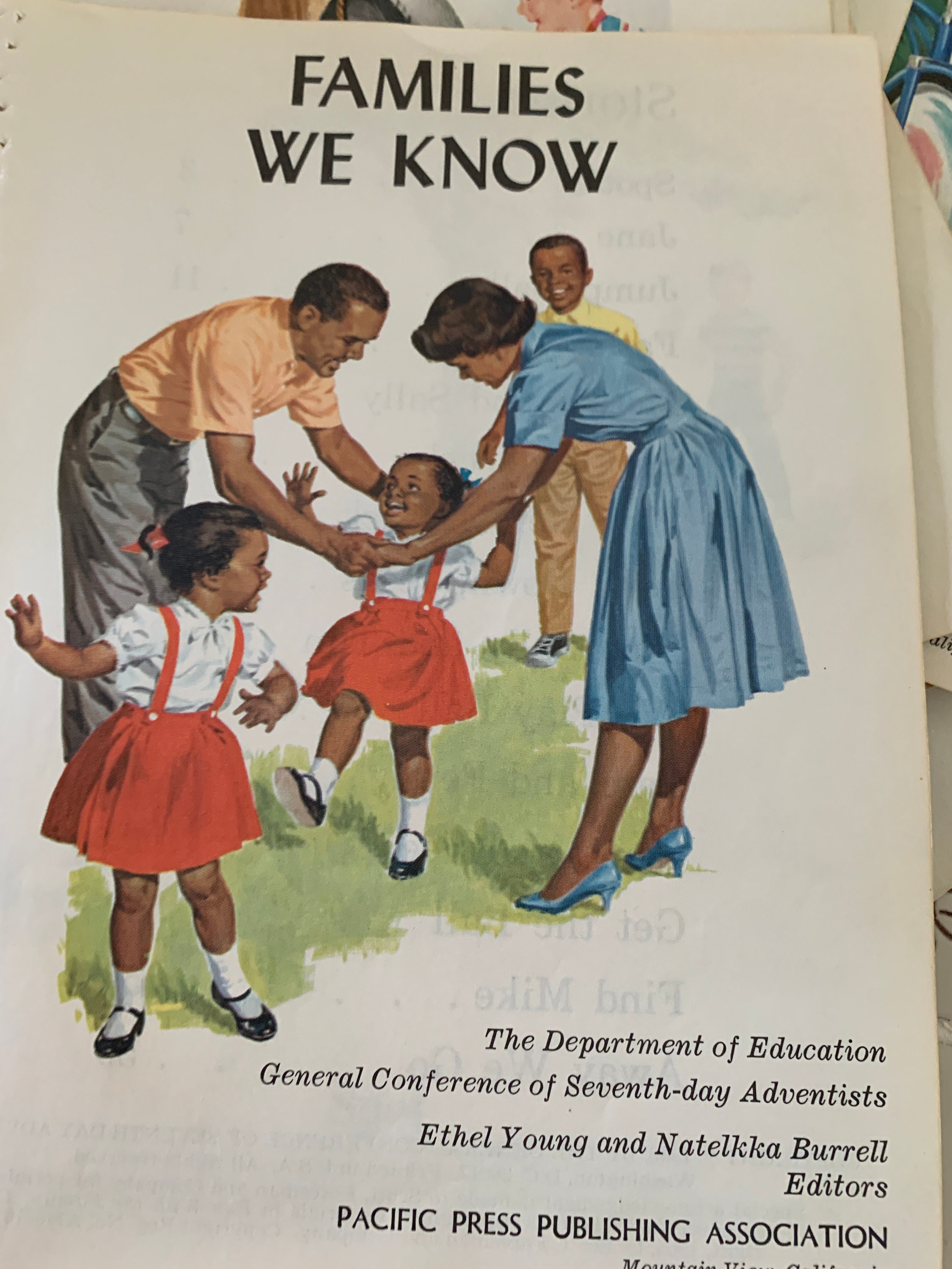 1950s Classroom Reader Pages | Vintage School Book Ephemera for Junk ...