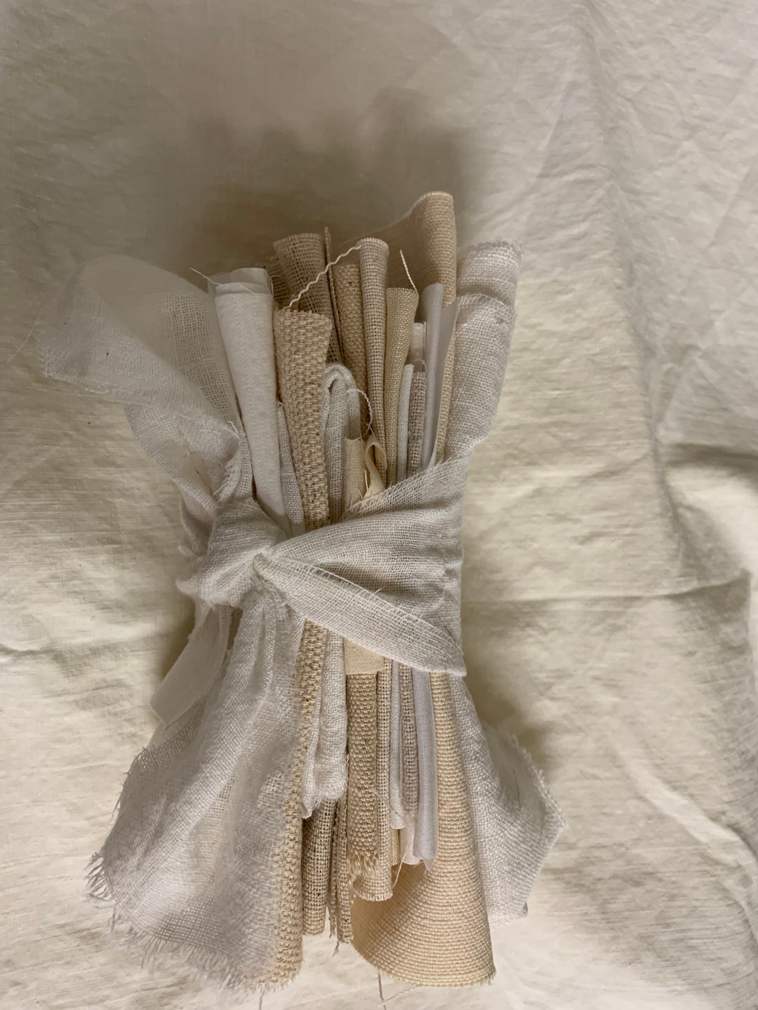 Neutral Textile Pack – Half Pound of Handpicked Fabric for Slow ...